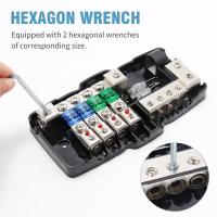 China 0 awg 12V Multi-Functional Mini ANL Fuse Box Distribution Block For Vehicles for sale