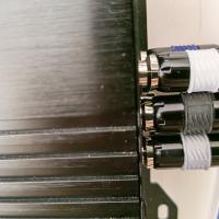 China Male To Male 2 RCA Cable With Nylon Braided Expandable Sleeving 9.5mm Outer Diameter for sale