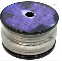 China 50ft OFC 1/0 Gauge Oversized Black Power Ground Wire for Car Audio No Connectors for sale