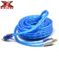 China OFC 100% Copper Conductor 2 Channel RCA Audio Cable For Car And Home Audio Connection for sale