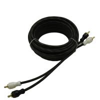 China Orange Insulation 5.2 Meter 17 Feet Twisted RCA Cable AV For Flexible Car Audio for sale