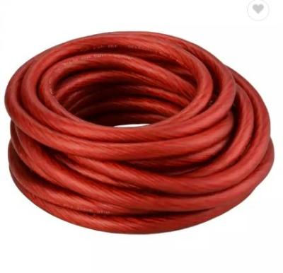 China Twisted Pair Frost Red Black 1/0 Gauge Amplifier Power Ground Wire 0 GA Battery Cable for sale