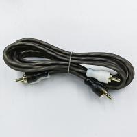 China Soft PVC Jacket Copper RCA Cable With OFC Conductor In Any Color for sale