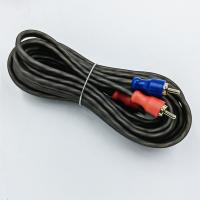 China Soft PVC Jacket Copper RCA Cable With OFC Conductor In Any Color for sale