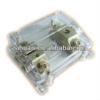 China Compact 12V Mini ANL AFS Fuse Holder For Car Boat Audio System Gold Plated Connectors for sale