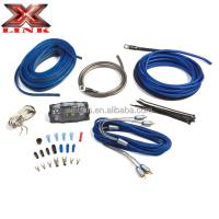China 0 2 4 8 Gauge Sub Car Audio Amplifier Wiring Kit 1500 2500 3000 Watt with Materials for sale