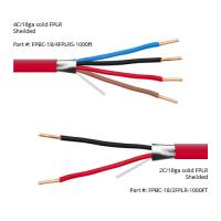 China 14 16 AWG 2/C 4/C Solid 100% Copper EWCS FPLP Plenum Rated Shielded Fire Alarm Cable for sale