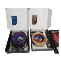 China Sample 0 4 8 10 AWG Gauge GA Car Audio Amplifier Wiring Kit Power Cable Speaker Wire Kits Big 3 Kit for sale
