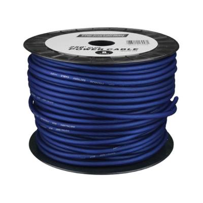 China Copper 0 4 Gauge Car Audio Power Wire Cable OFC Red Blue Green Purple Yellow Pink Orange for sale