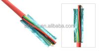 China Tinned CCA 18 AWG 2/C Solid FPLR Fire Alarm Cable 1000 Ft Red Copper Conductor Shielding for sale