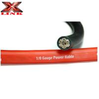 China Soft PVC Jacket 1/0 2 AWG OFC Tinned Copper Power Wire for sale