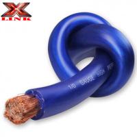 China Soft PVC Jacket 1/0 2 AWG OFC Tinned Copper Power Wire for sale