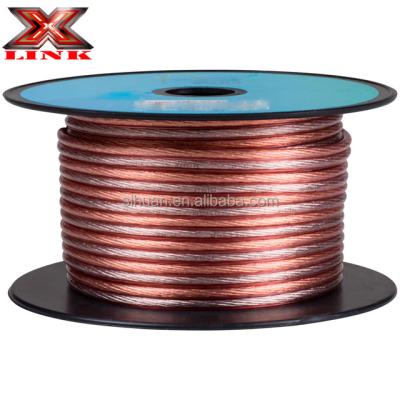 China Gold Connector 16 Gauge AWG Speaker Cable Wire for Non-Shielded Audio Systems for sale