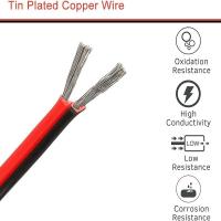 China Flexible Wire Ext 2pin 2 Color Red Black Cable for LED Strips Extension Electrical Wire for sale