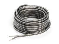 China Flexible 12ga OFC Copper Audio Speaker Wire with Soft PVC Jacket and Gold Connector for sale