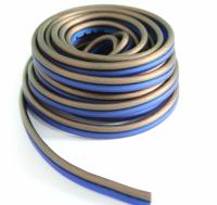 China Flexible 12ga OFC Copper Audio Speaker Wire with Soft PVC Jacket and Gold Connector for sale