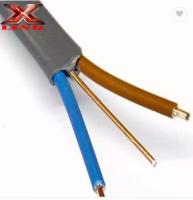 China Direct Earth Burial UF-B Flat Wire with Stranded Annealed Copper Conductor and Earth Wire for sale