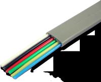 China 10 8 6 4 Flat Modular Line Cord Indoor Telephone Cable Wire Copper Conductor for sale