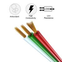 China Flexible Wire Extension Cord for LED Ribbon 1618 Gauge PVC Jacket RGBW RGB 3pin 4pin for sale