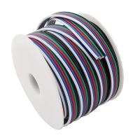 China Flexible Wire Extension Cord for LED Ribbon 1618 Gauge PVC Jacket RGBW RGB 3pin 4pin for sale