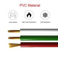 China Flexible Wire Extension Cord for LED Ribbon 1618 Gauge PVC Jacket RGBW RGB 3pin 4pin for sale