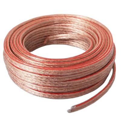 China Non-Shielded Translucent Speaker Cable 3.0x6.0mm Outer Diameter for Exceptional Sound for sale