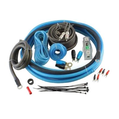 China Female-Female Audio Cables and 4GA RCA Wire for Car Amplifier Wiring Installation Kit for sale