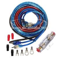 China Female-Female Audio Cables and 4GA RCA Wire for Car Amplifier Wiring Installation Kit for sale