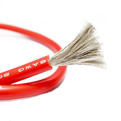China High Temperature 300 C Ultra Flexible Soft Silicon Rubber Jacketed Stranded Copper Wire for Heavy Duty Industrial Applications for sale