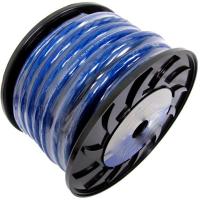 China SAE J1128 Standard 8AWG Transparent Red Car Audio Power Cable with ISO9001 Certificate for sale