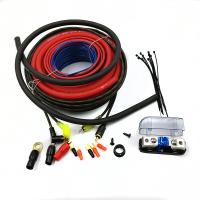China Insulated PVC 8AWG Car Audio Amplifier Cable Kits with Accessories at Affordable Cost for sale
