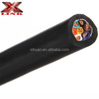 China Industrial 7 Conductor Trailer Cable 10-12-14 AWG GPT Soft PVC Jacket Color Coded Wires for sale