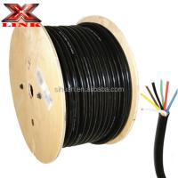China Industrial 7 Conductor Trailer Cable 10-12-14 AWG GPT Soft PVC Jacket Color Coded Wires for sale