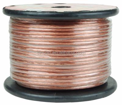 China Car Audio System Speaker Wire with Super Clear Flexibility and Transparent PVC Jacket for sale