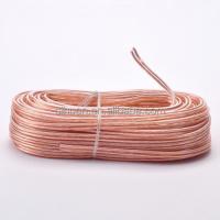 China Customized Outer Diameter and Stereo Connector Type Soft PVC Car Amplifier Speaker Wire for sale