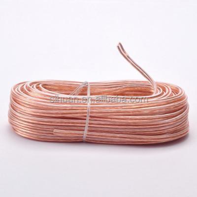 China Customized Outer Diameter and Stereo Connector Type Soft PVC Car Amplifier Speaker Wire for sale