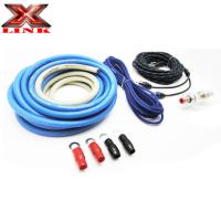 China OFC Conductor 0 2 4 6 8 AWG Gauge GA Car Audio Cable Kit for Speaker System for sale