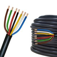 China 100% Copper Inner Conductor Trailer Light Wire For Trailer Light Cable 7 Colors Cores for sale