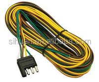 China 2.8X Outer Diameter 4c 18AWG Bonded Trailer wire Cable With Plug Bare Copper Conductor for sale