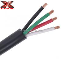 China Stranded Conductor Home Appliance Electrical Wire 14 ga x4c 18awg x3c in Black or White for sale
