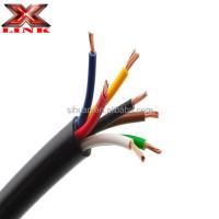 China BS6500 Standard 7 Core PVC Stranded Copper wire Electric Trailer Track Wire For Industrial for sale