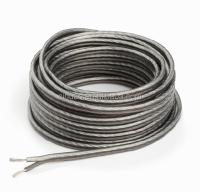 China Copper Inner Conductor Customized Outer Diameter Car Audio 12 Gauge Speaker Wire Cable for sale