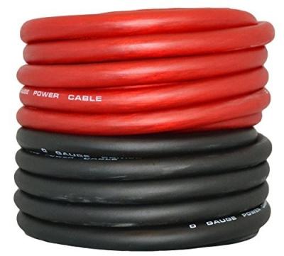 China 0 Gauge Car Audio Amplifier Power Cable with Durable PVC Jacket and Copper Conductor for sale