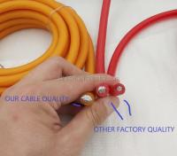 China 0 Gauge Car Audio Amplifier Power Cable with Durable PVC Jacket and Copper Conductor for sale