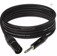 China 1/4 Inch Audio XLR Instrument Cable Straight To Right Angle For Bass Electric Guitar for sale