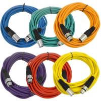 China Gold Connector Braid Shielding Microphone Audio Cable 0.22mm2 0.35mm2 For Clear Sound for sale