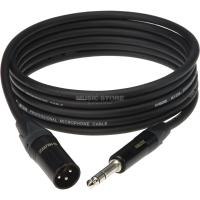 China Gold Connector Braid Shielding Microphone Audio Cable 0.22mm2 0.35mm2 For Clear Sound for sale