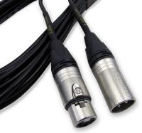 China Gold Connector Braid Shielding Microphone Audio Cable 0.22mm2 0.35mm2 For Clear Sound for sale