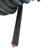 China 1/0 AWG Oversize Gauge 4/0 GA Car Audio OFC Power Cable Soft Touch Flexible PVC Jacket for sale