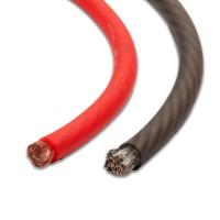 China 0 2 4 8 AWG gauge Car Audio Power Cable With PVC Insulation for sale